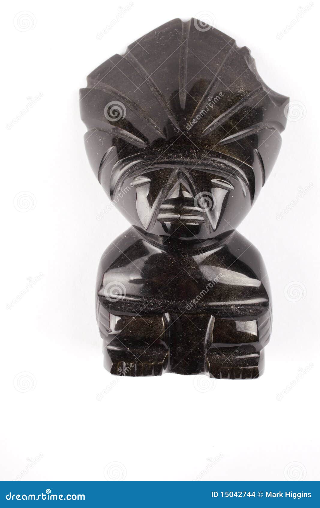 Aztec head stock photo. Image of ornament, sculpture - 15042744