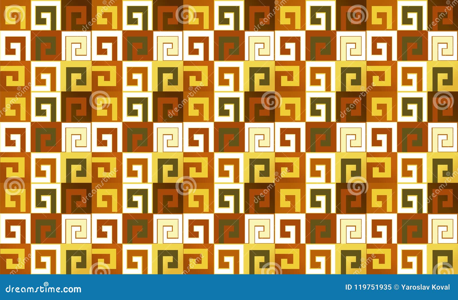 Aztec Chile Language Pattern Seamless Boho Style. Stock Illustration ...