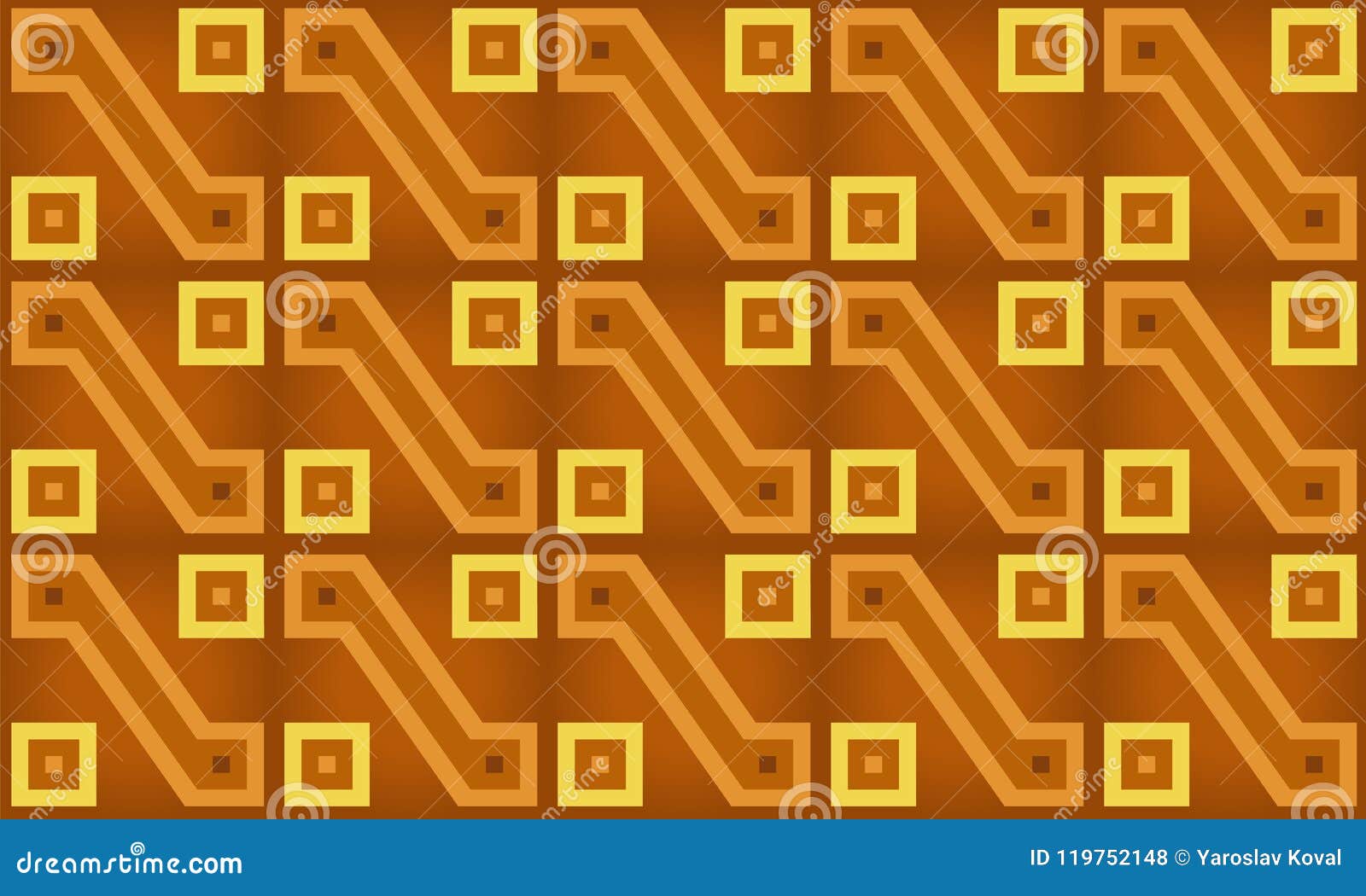 Aztec Chile Language Pattern Seamless Boho Style. Stock Illustration ...