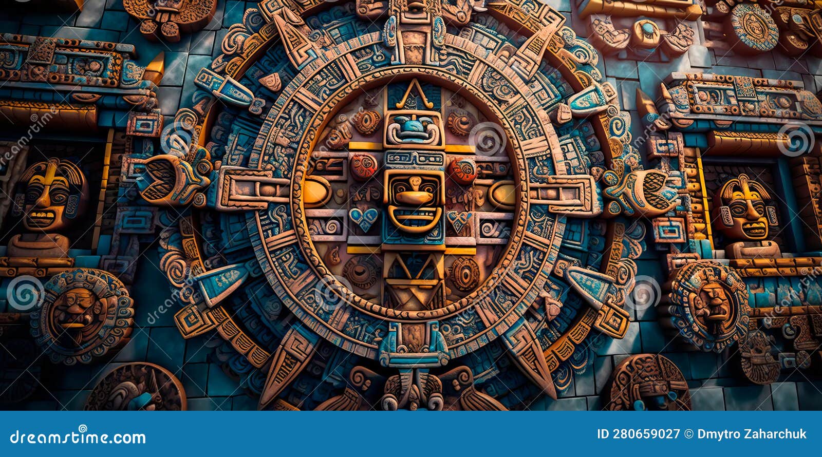 Aztec Pattern Featuring Bold and Intricate Patterns Reminiscent of the ...