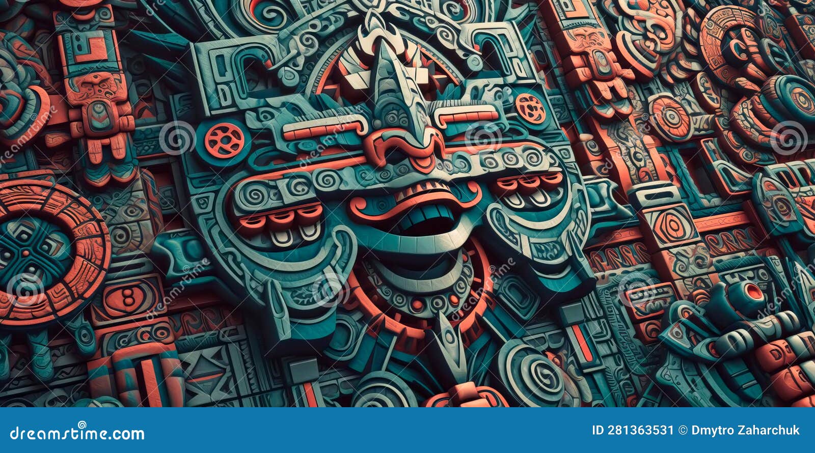 Aztec Pattern Featuring Bold and Intricate Patterns Reminiscent of the ...