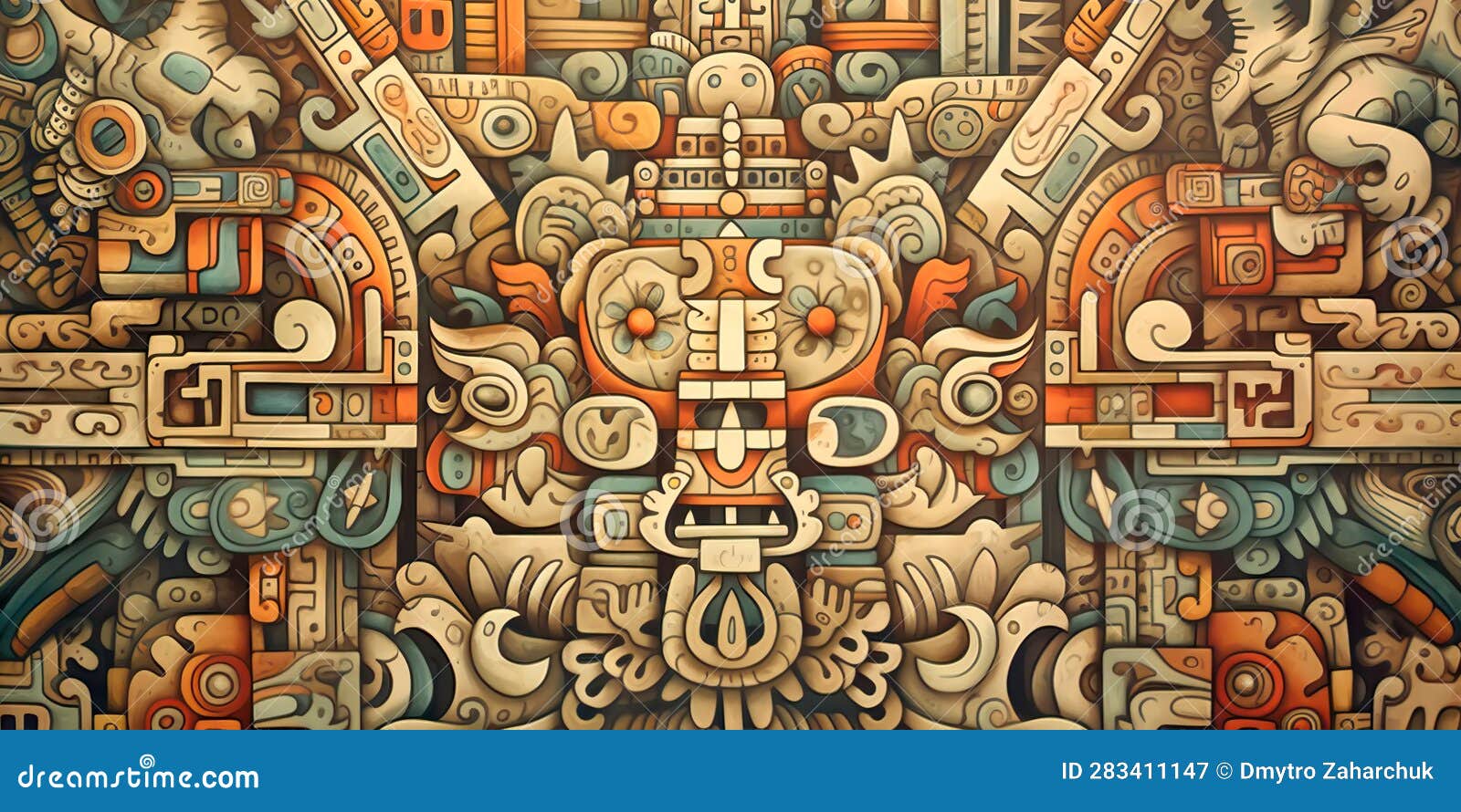 Aztec Pattern Featuring Bold and Intricate Patterns Reminiscent of the ...