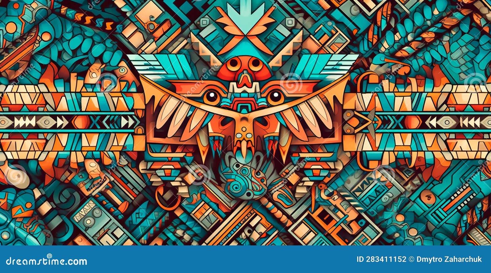 Aztec Pattern Featuring Bold and Intricate Patterns Reminiscent of the ...