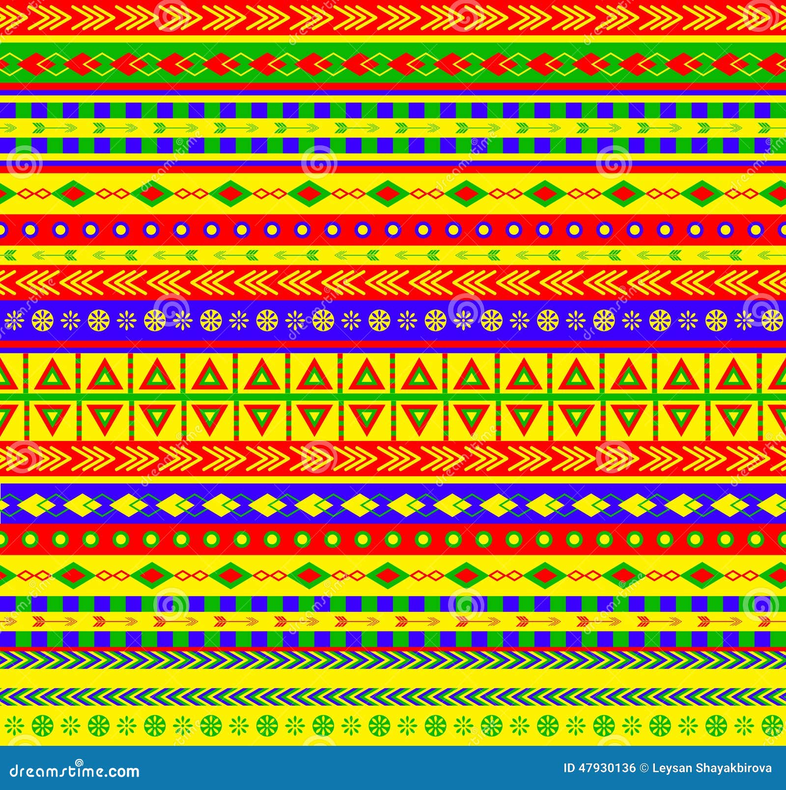 Aztec pattern stock vector. Illustration of mexican, aztec - 47930136