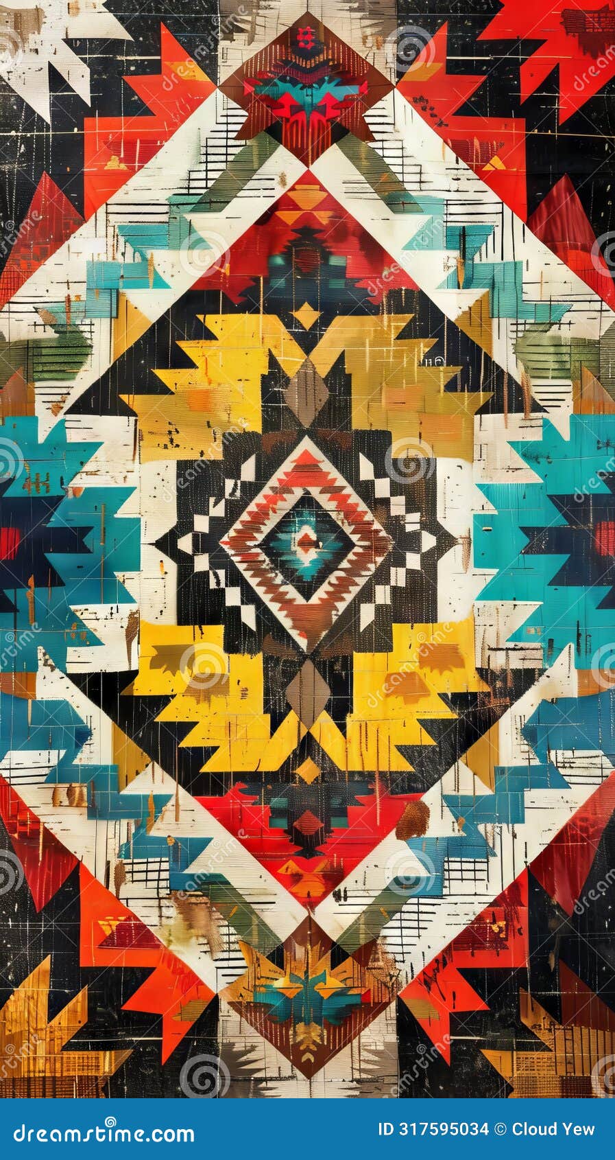 Aztec Patterns for a Bold Statement Stock Illustration - Illustration ...