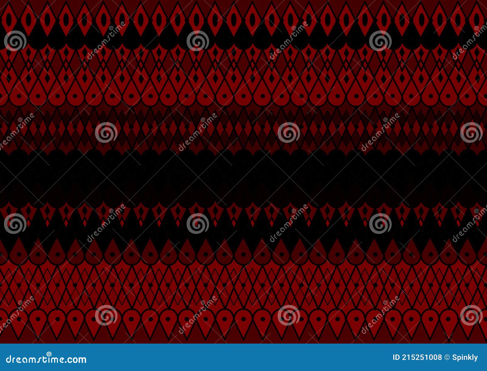 Aztec Red Digital Print Pattern Design Stock Illustration ...