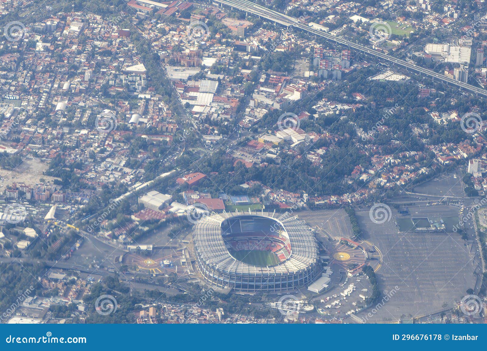 Aztec Stadium Mexico City Aerial View Editorial Stock Photo - Image of ...