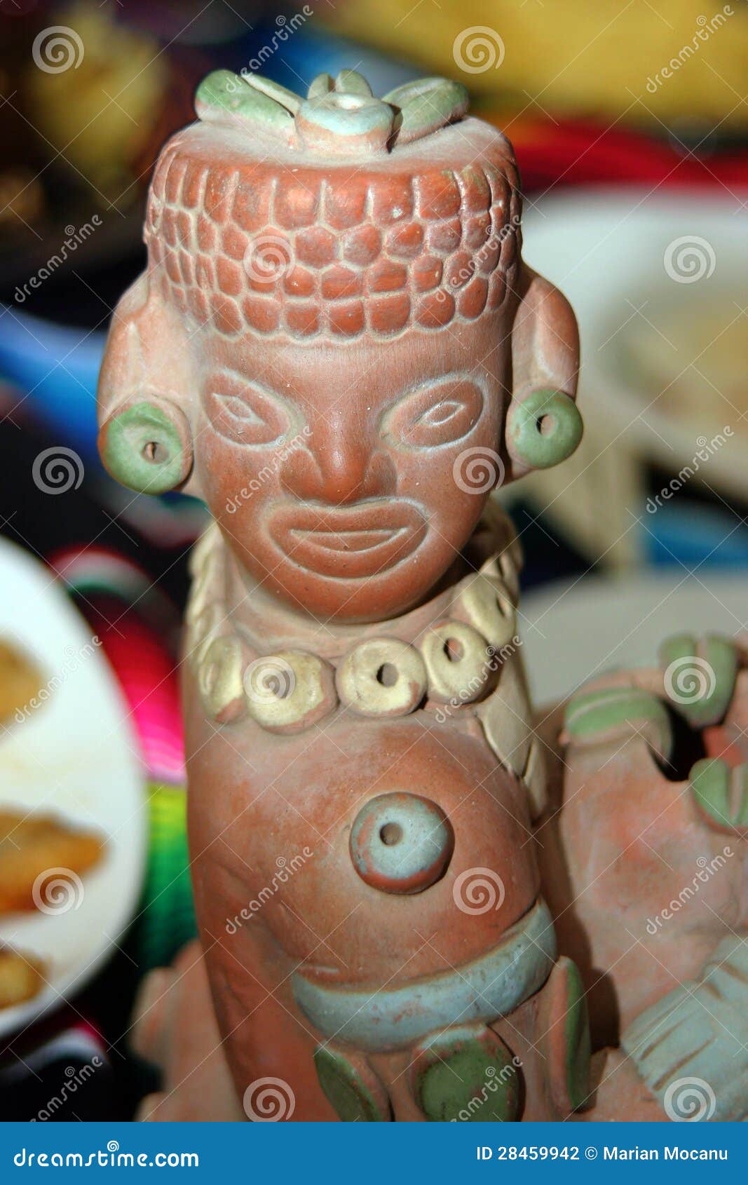 Aztec statue stock photo. Image of happy, mexico, yucatan - 28459942