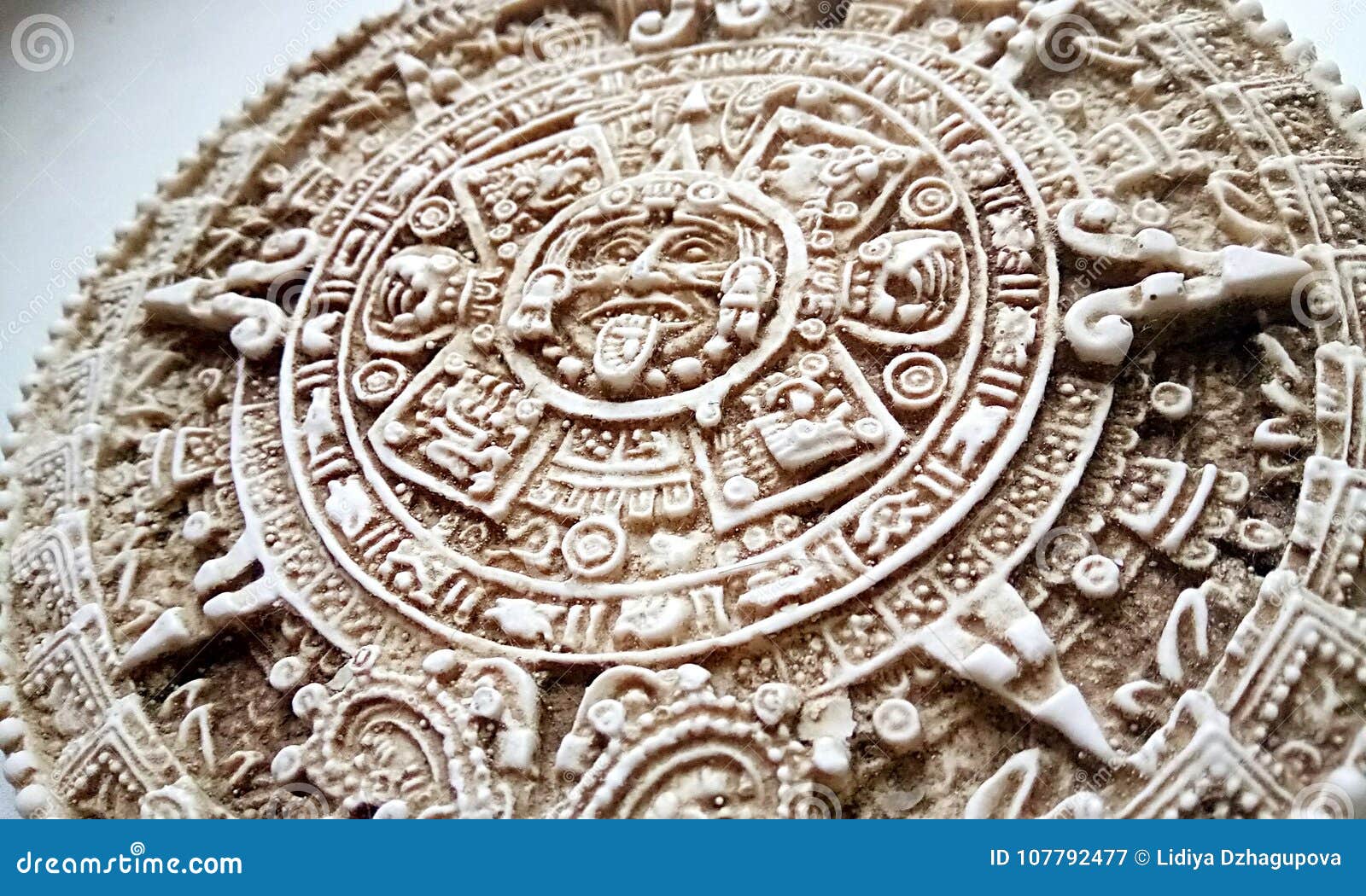 Aztec stone stock image. Image of magic, ancient, hisroty - 107792477