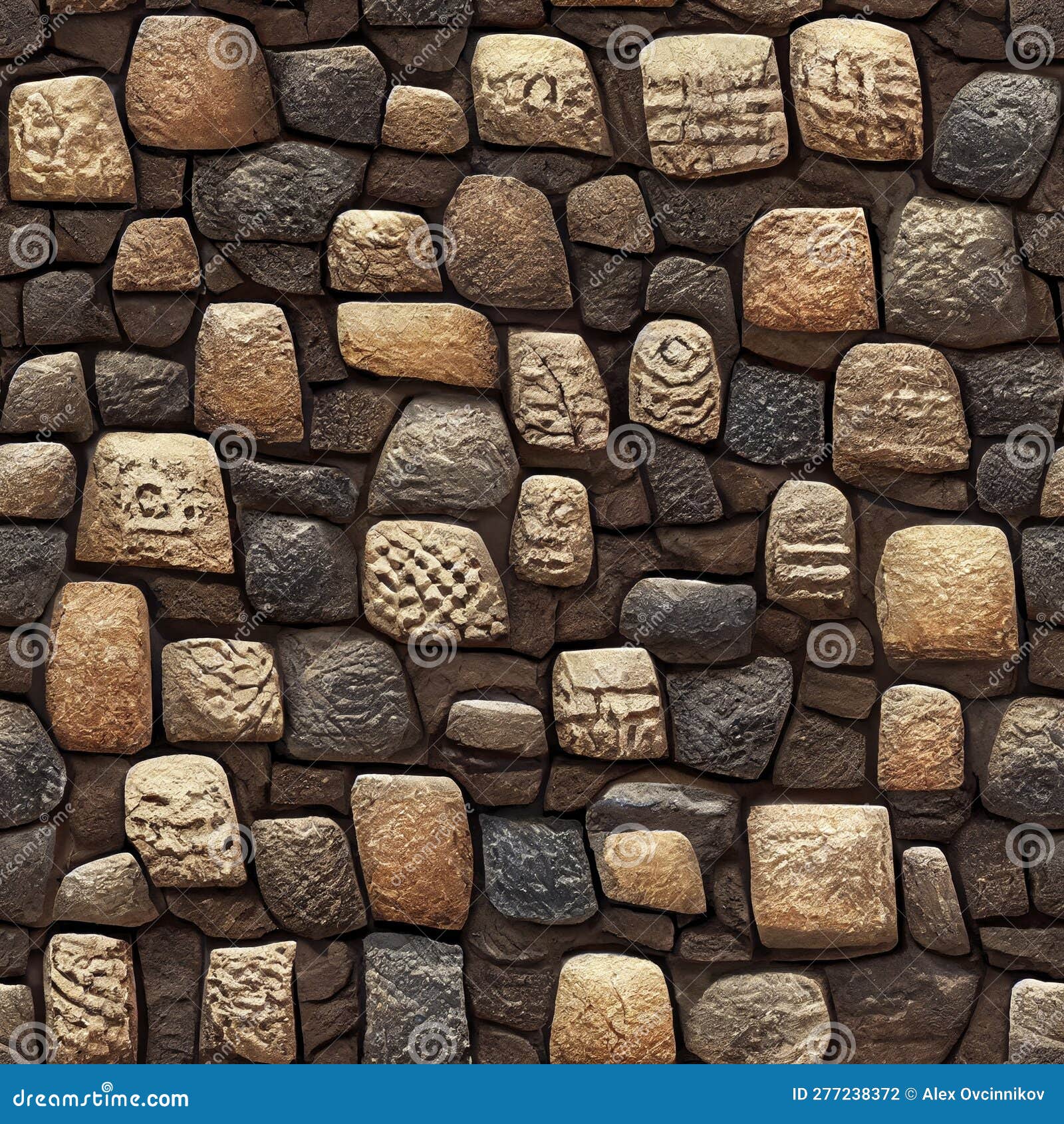 Aztec Stone Wall Texture For Backgrounds And Designs. Stock Photography ...