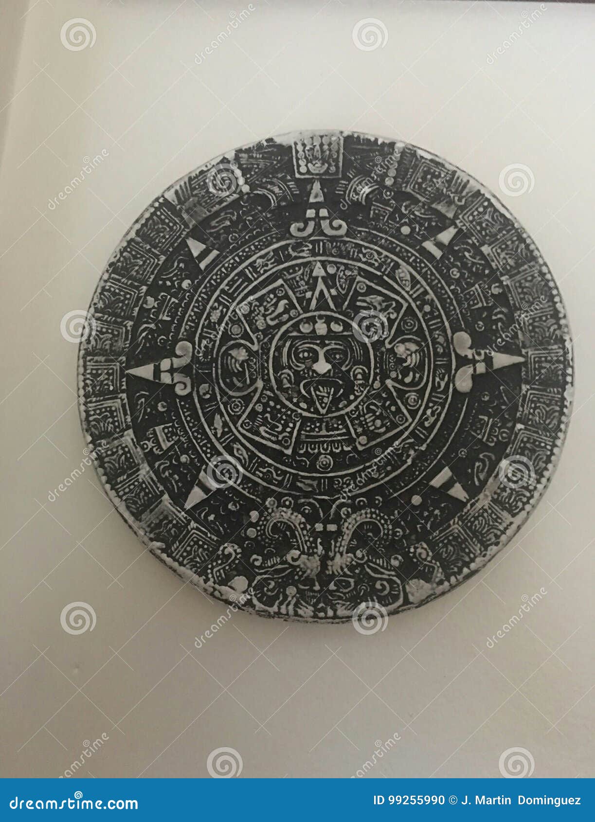 Aztec sun stock photo. Image of beautiful, cholulapuebla - 99255990