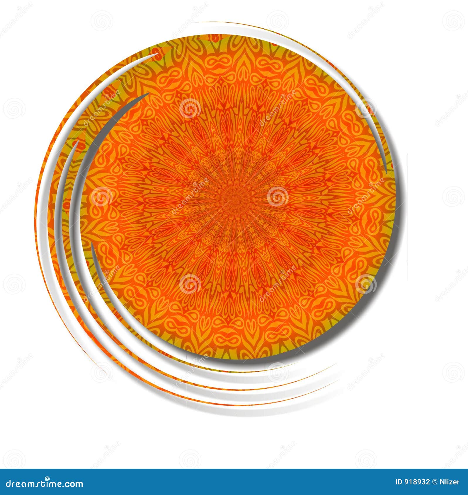 Aztec Swirl stock illustration. Illustration of blurred - 918932
