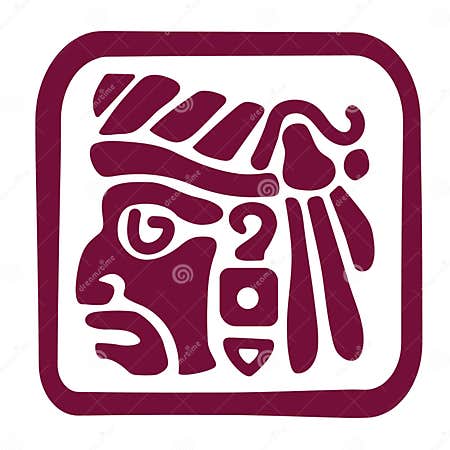 Aztec Symbol Design. Vector Illustration Decorative Design Stock Vector ...