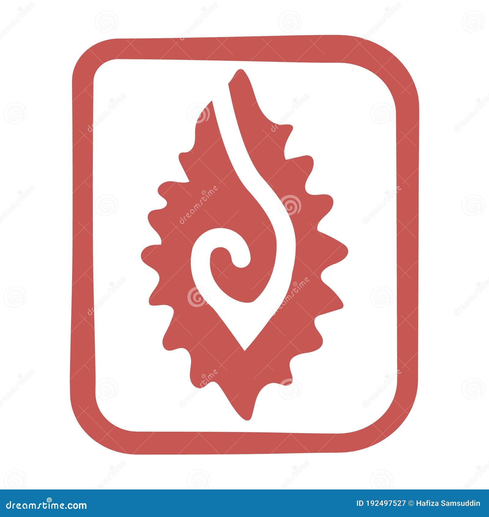 Aztec Symbol Design. Vector Illustration Decorative Design Stock Vector ...