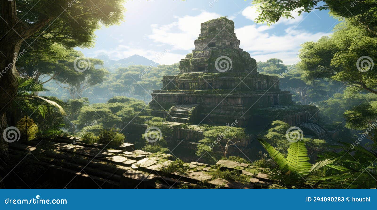 Aztec Temple, Olmec Temple, Toltec Temple. Vast Rain Forest. Lush ... Aztec Temple, Olmec Temple, Toltec Temple. Vast Rain Forest. Lush ...