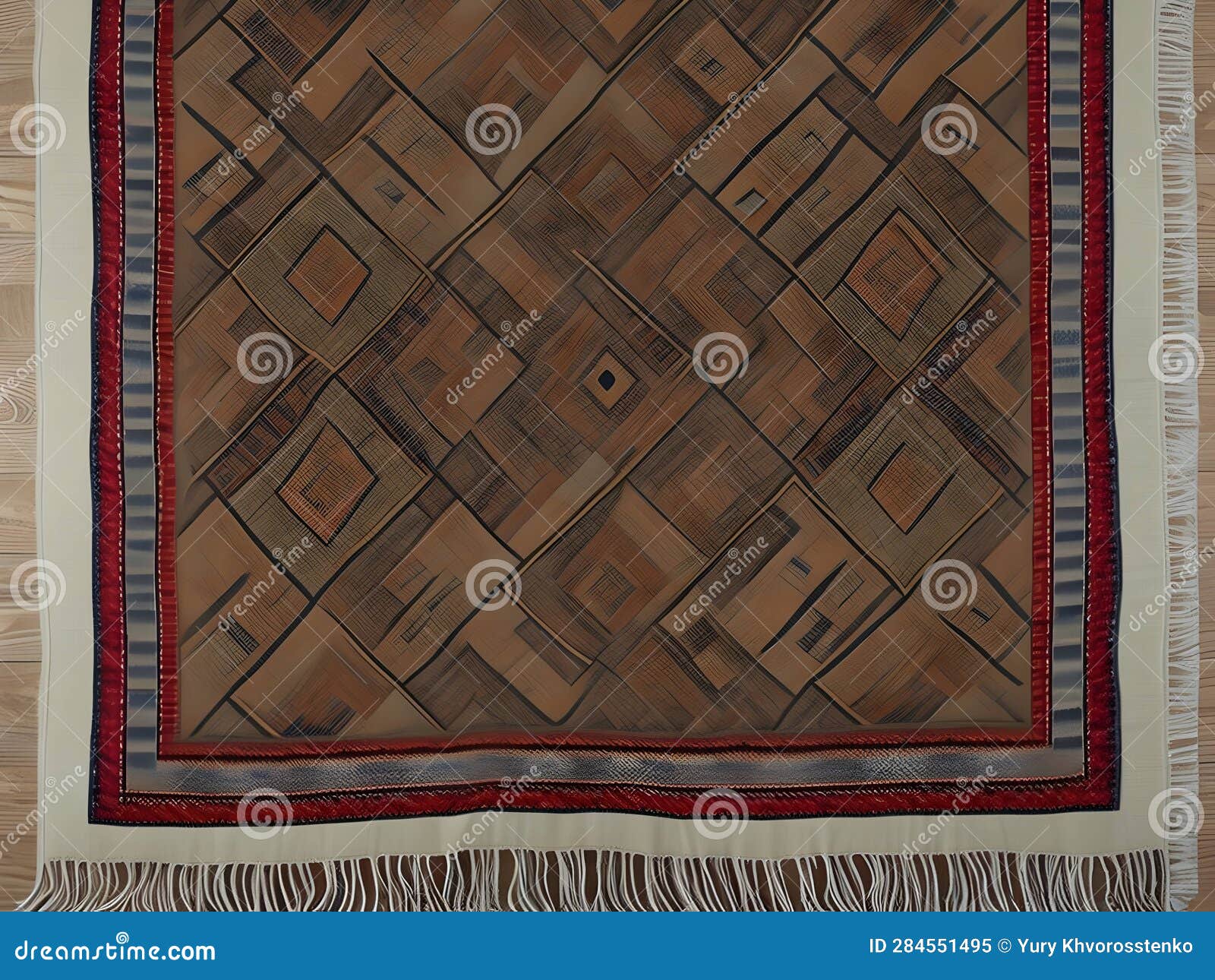 Aztec Tribal Pattern. Navajo Patterned Rug Stock Illustration ...