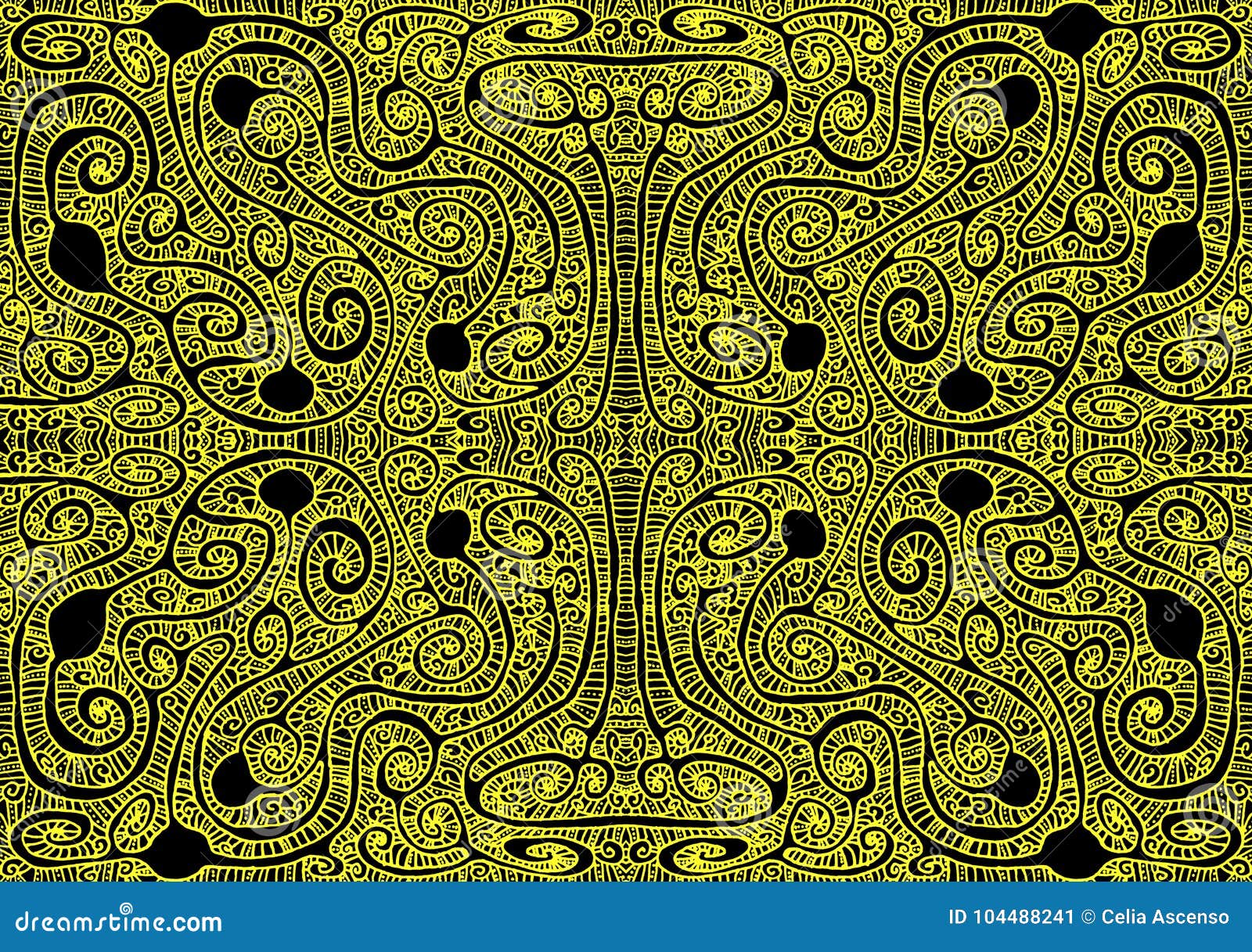 Seamless Gold Aztec Maze Pattern Royalty-Free Stock Photography ...