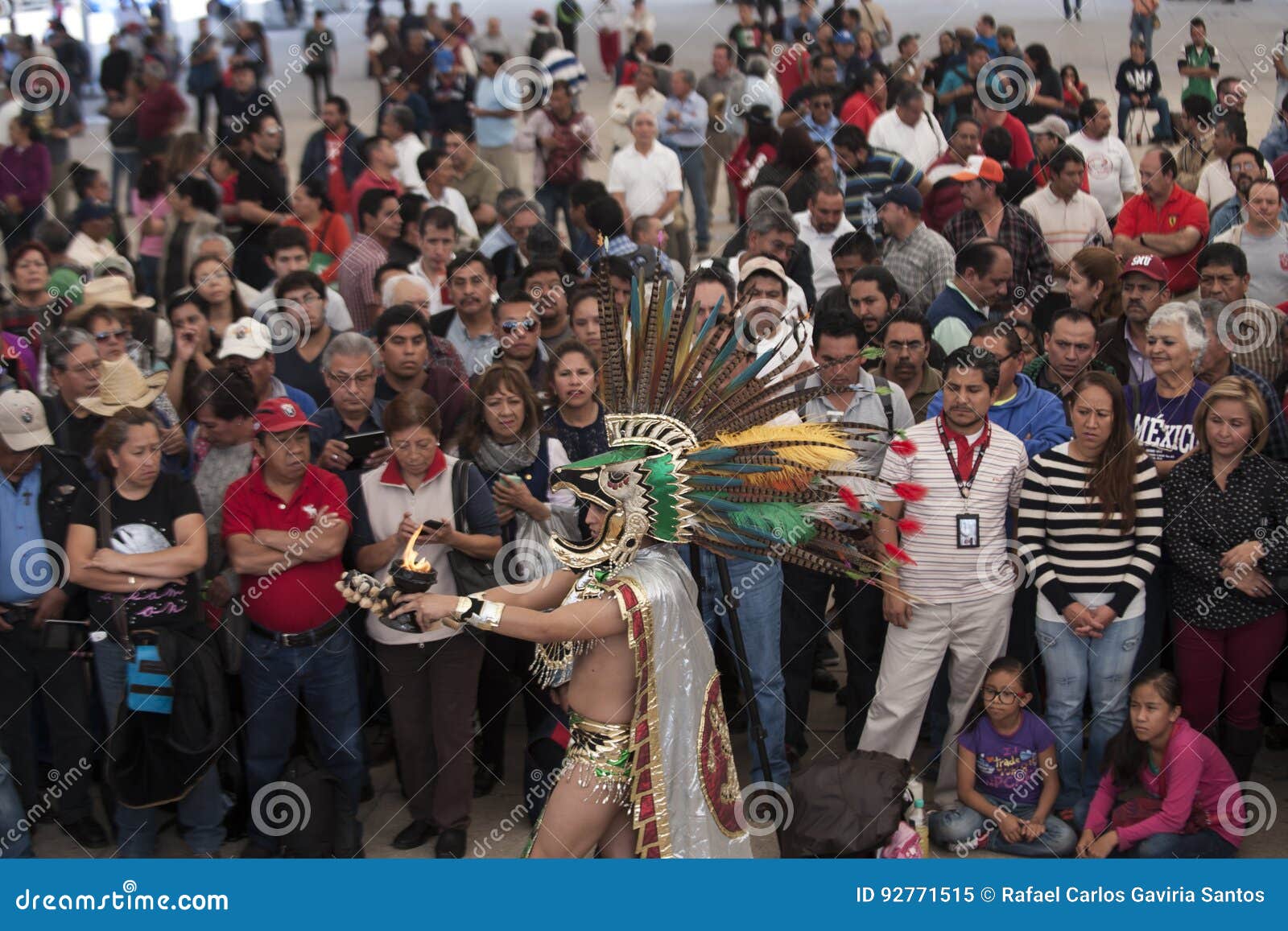 Aztec warrior editorial image. Image of public, mexican - 92771515