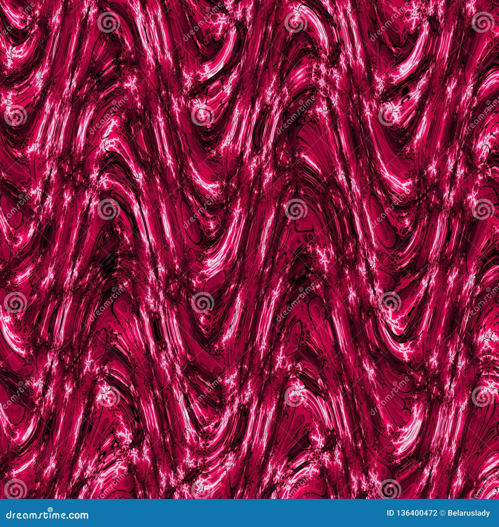 Aztec Wavy Abstract Wallpaper in Grenadine Color Stock Illustration ...