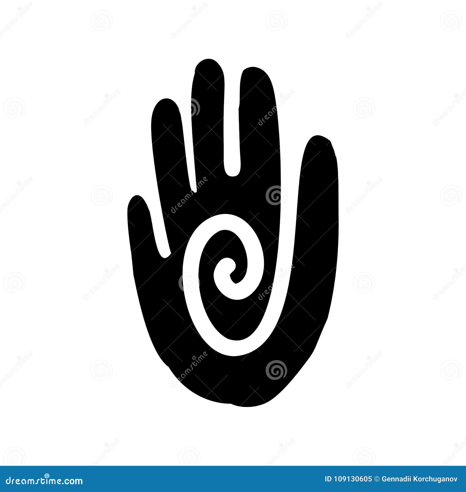 Azteca Del Icono De La Mano Ilustración del Vector - Ilustración de ...