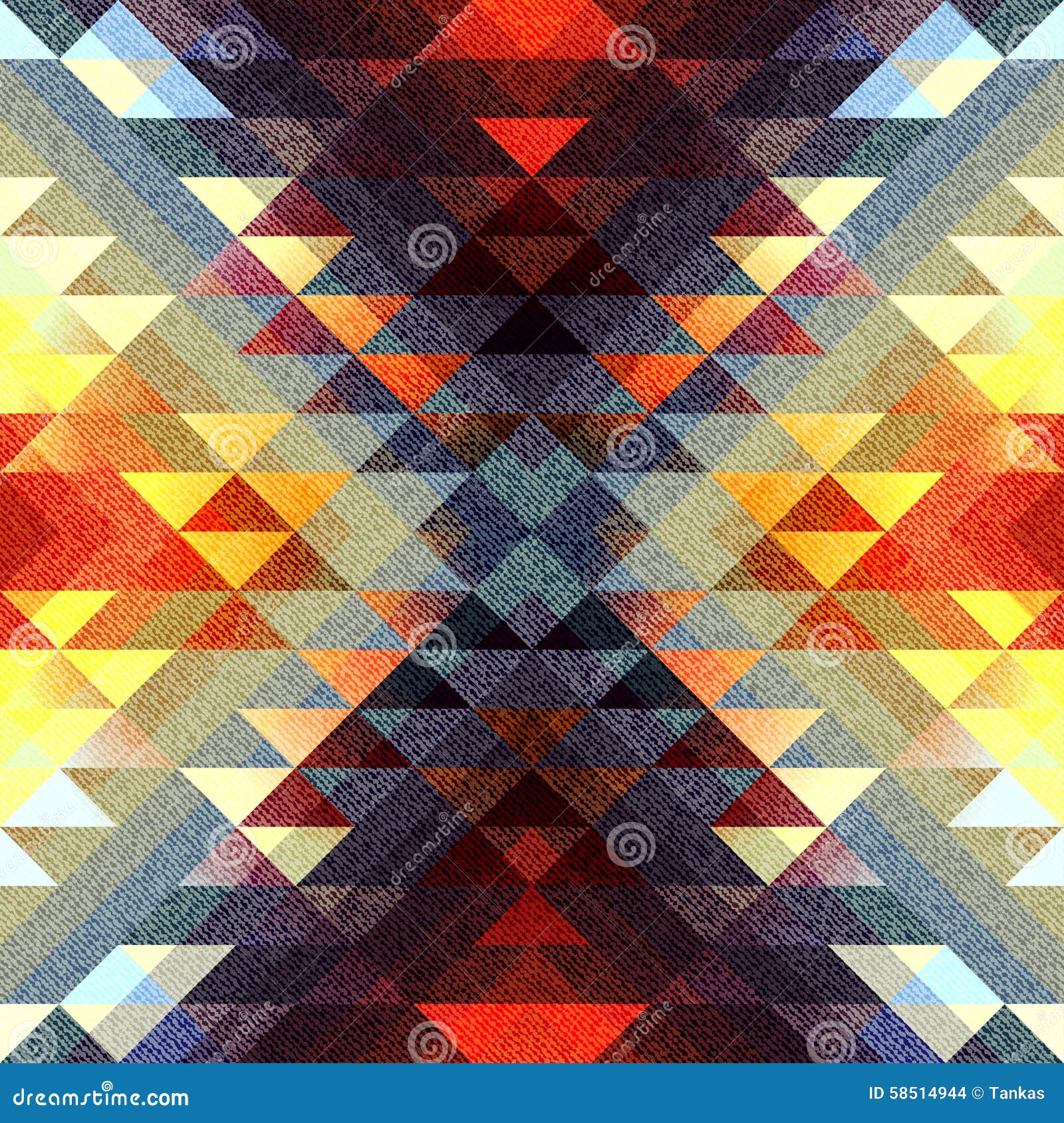 Aztecs Ornament with Texture Effect Stock Vector - Illustration of ...