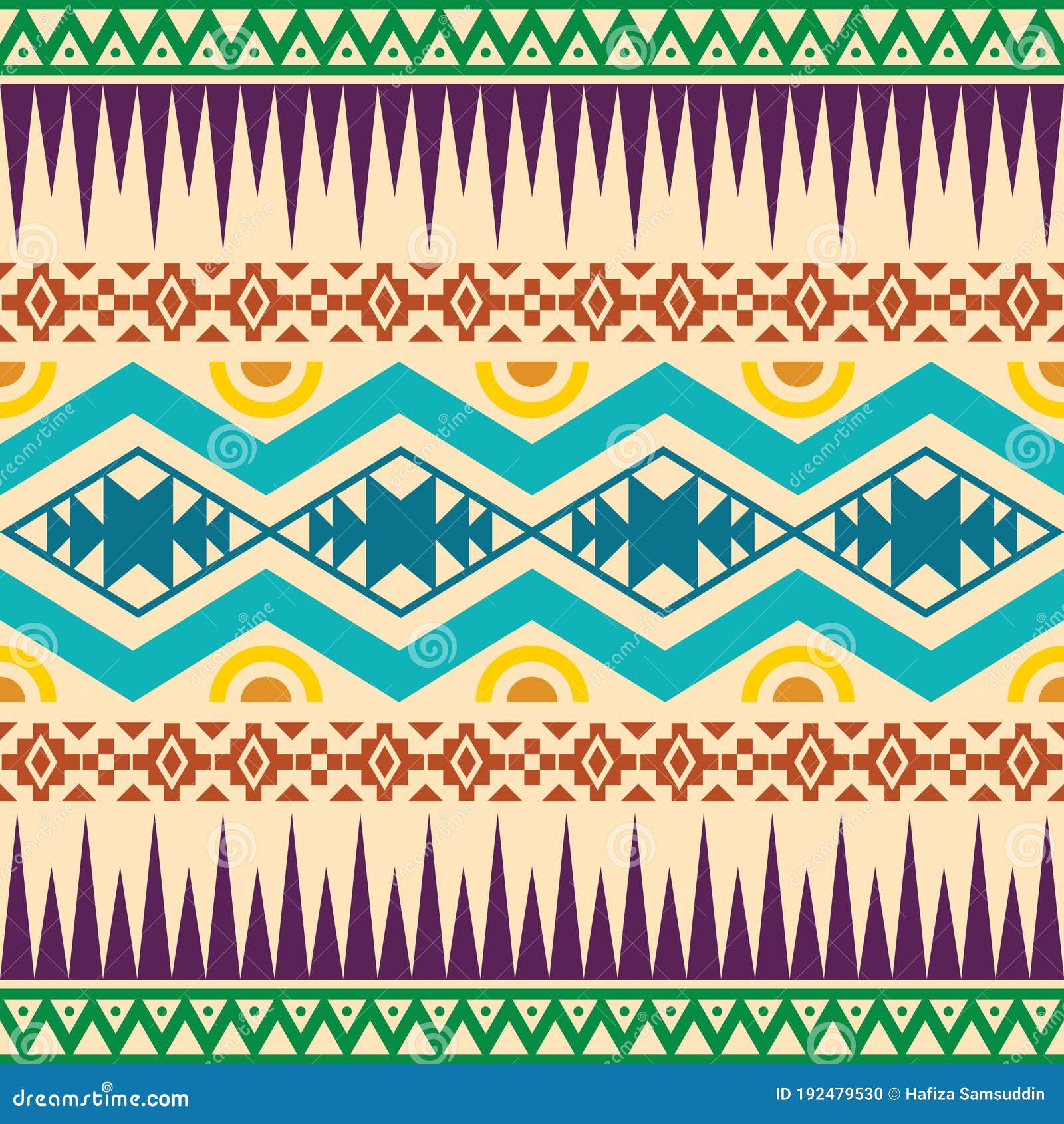 Aztez Background. Vector Illustration Decorative Design Stock Vector ...