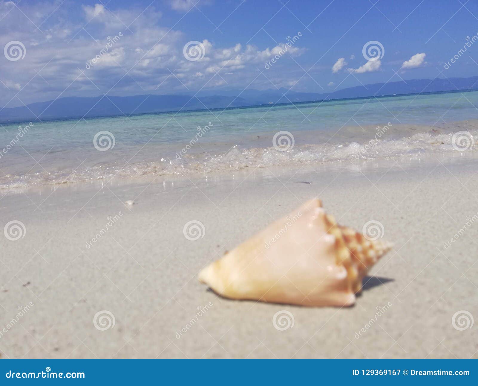 Playa Blanca stock image. Image of beach, playa, azua - 129369167