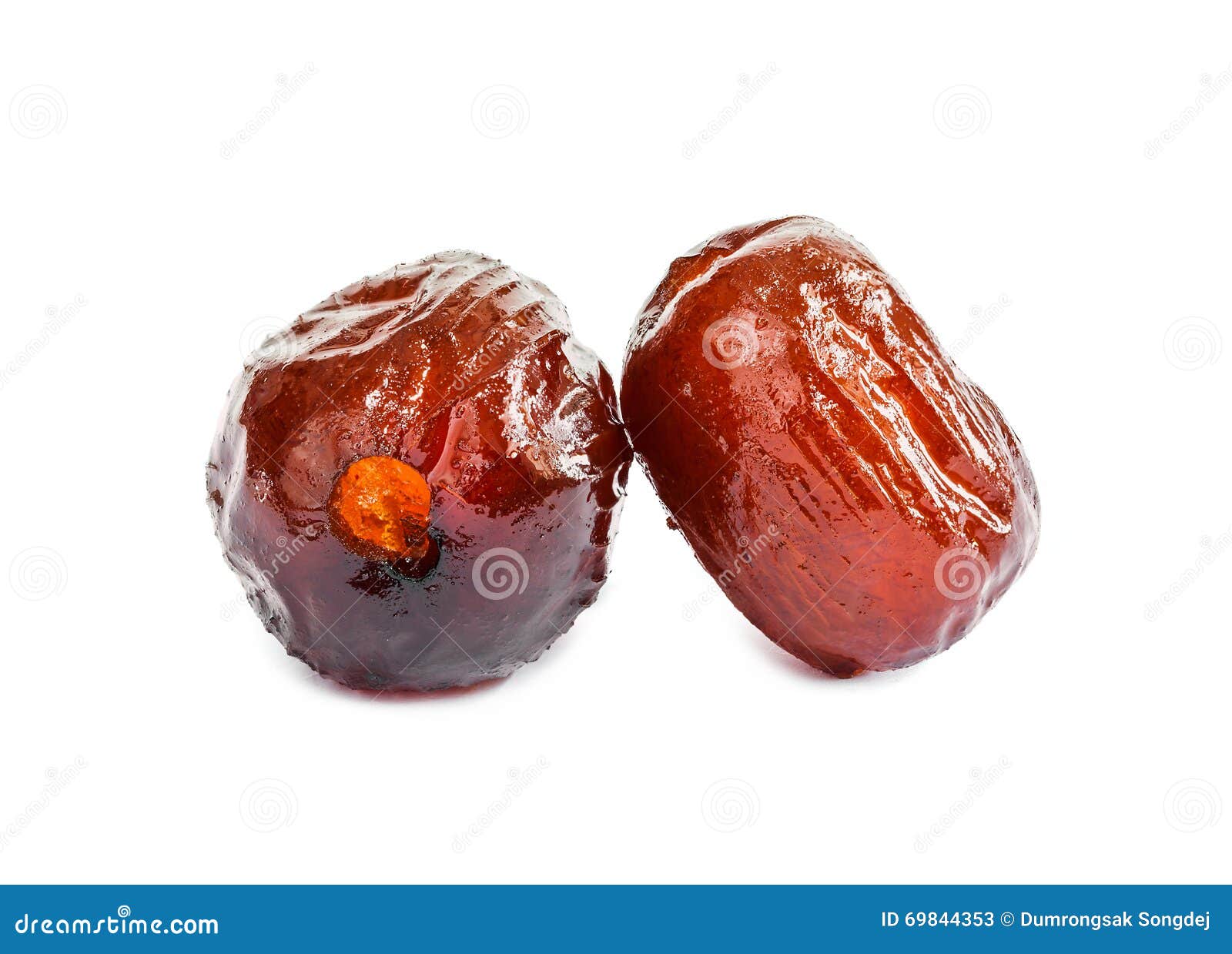 Azufaifa Secada Dulce Aislada En El Fondo Blanco Imagen de archivo ...