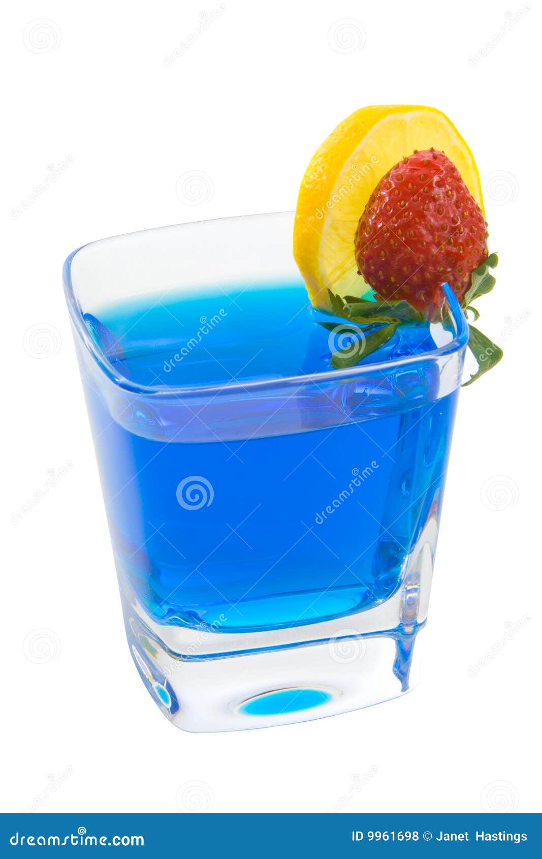 Azul Colorido De La Bebida Mezclada Foto de archivo - Imagen de ...