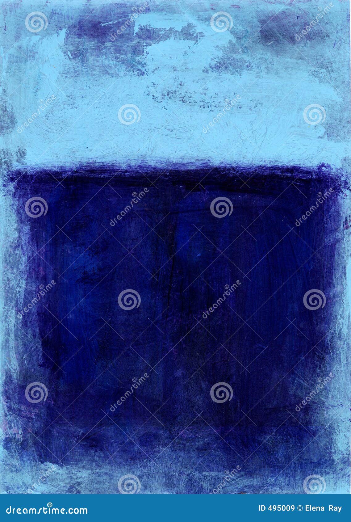 Azul pintado abstrato ilustração stock. Ilustração de intensidade - 495009
