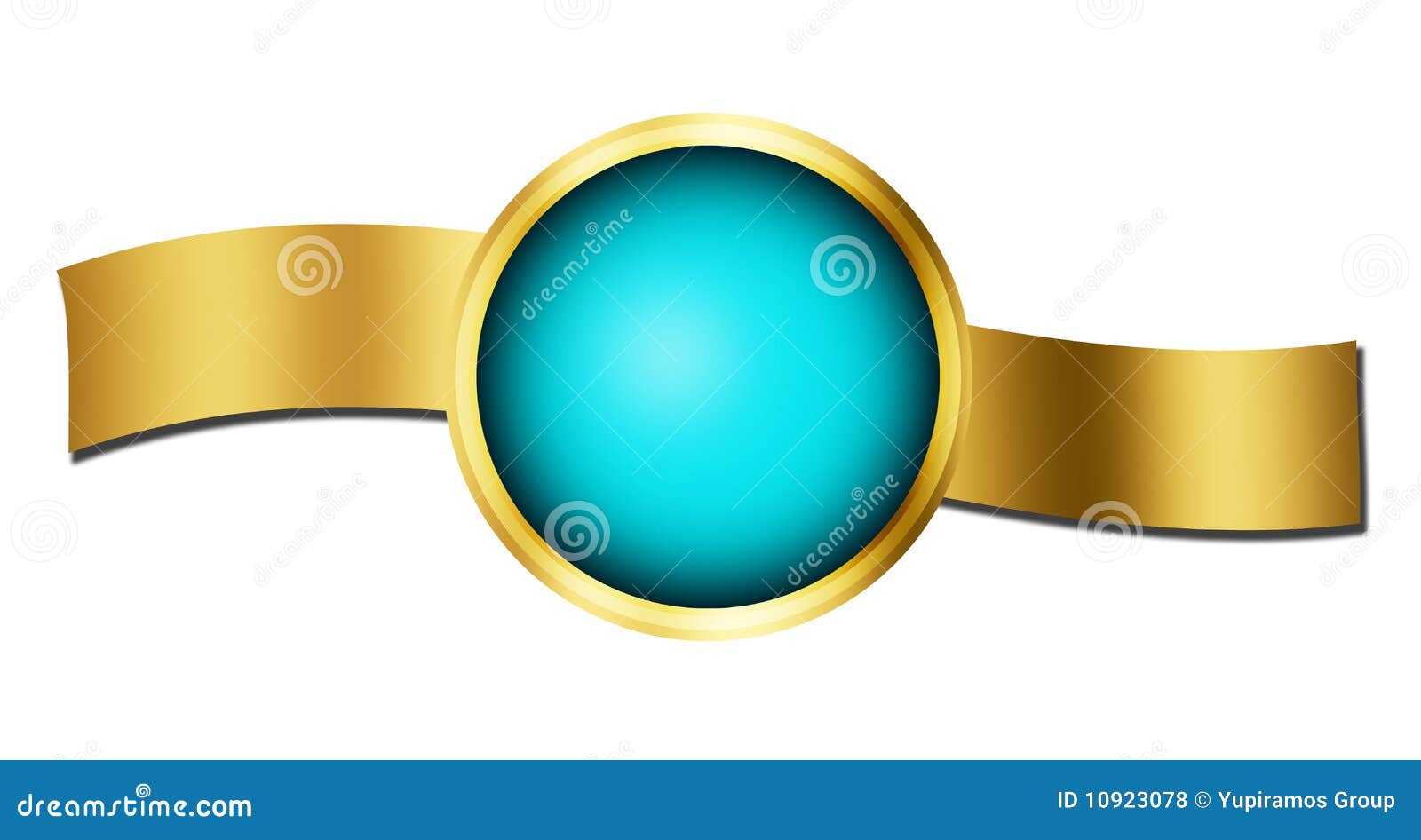 Azul y oro stock de ilustración. Ilustración de pintura - 10923078