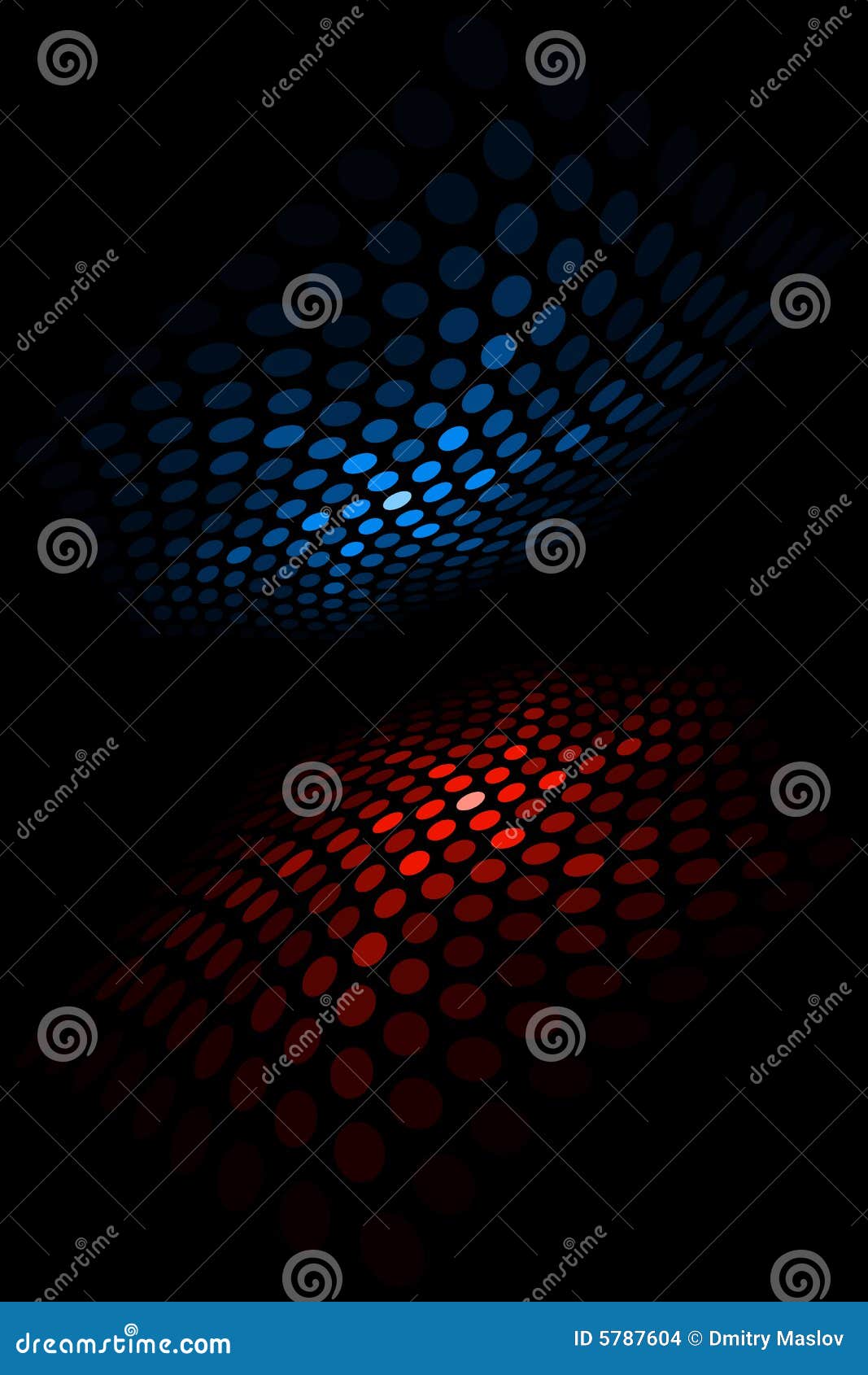 Azul y rojo ilustración del vector. Ilustración de extracto - 5787604