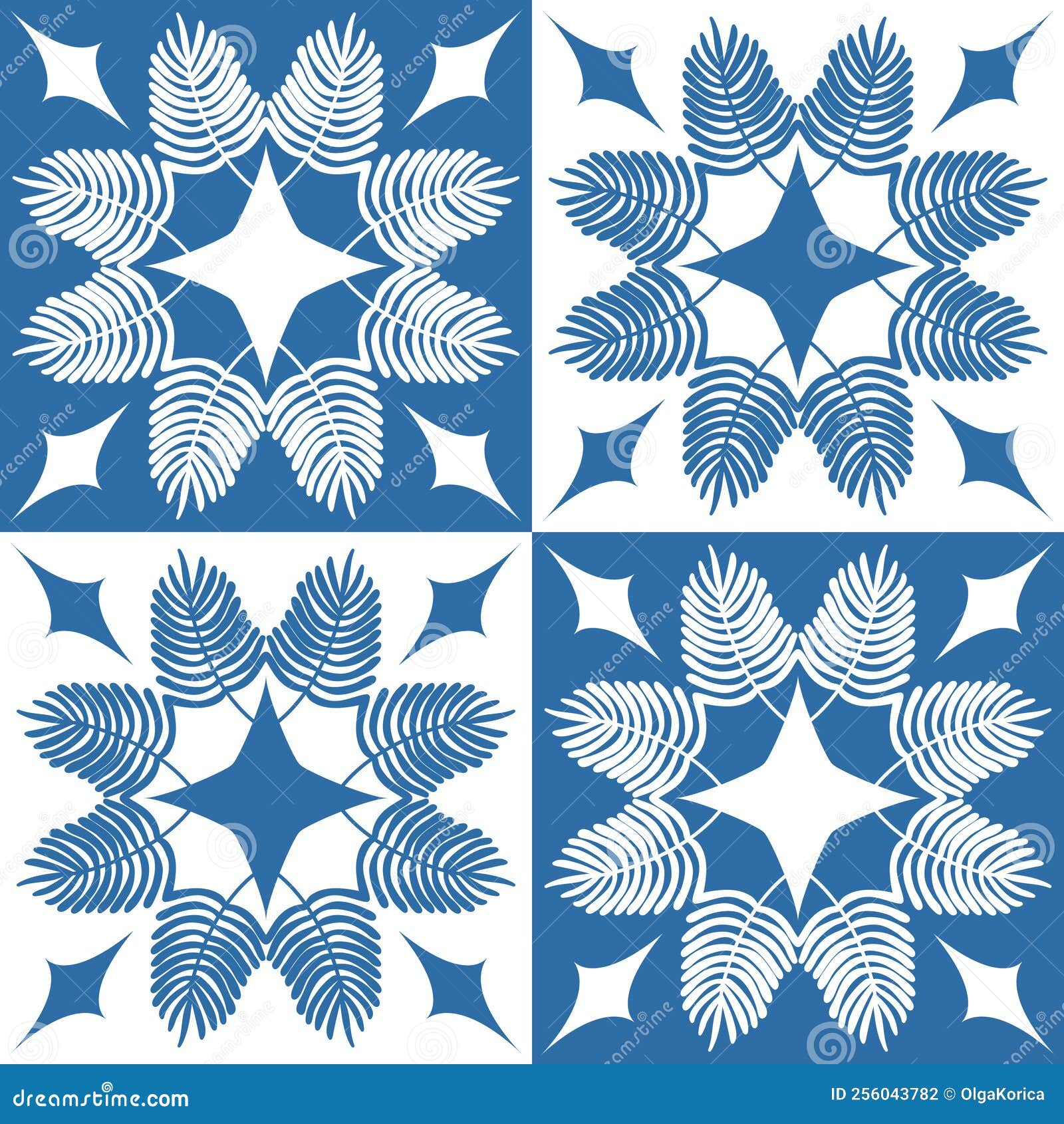 Azulejo Blue Seamless Pattern, Traditional Spanish Pattern for Interior ...