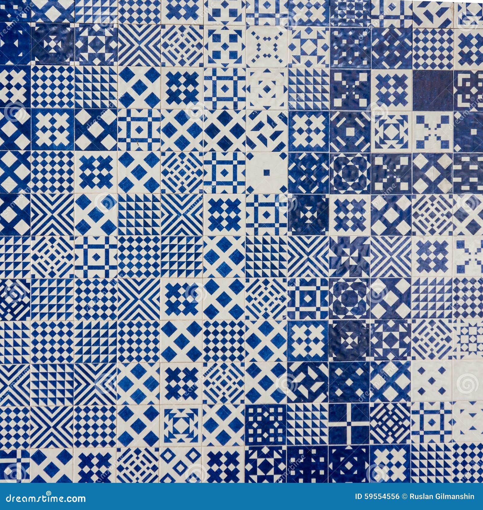 Azulejo Portuguese Ceramic Tiles Background Stock Photo - Image of ...