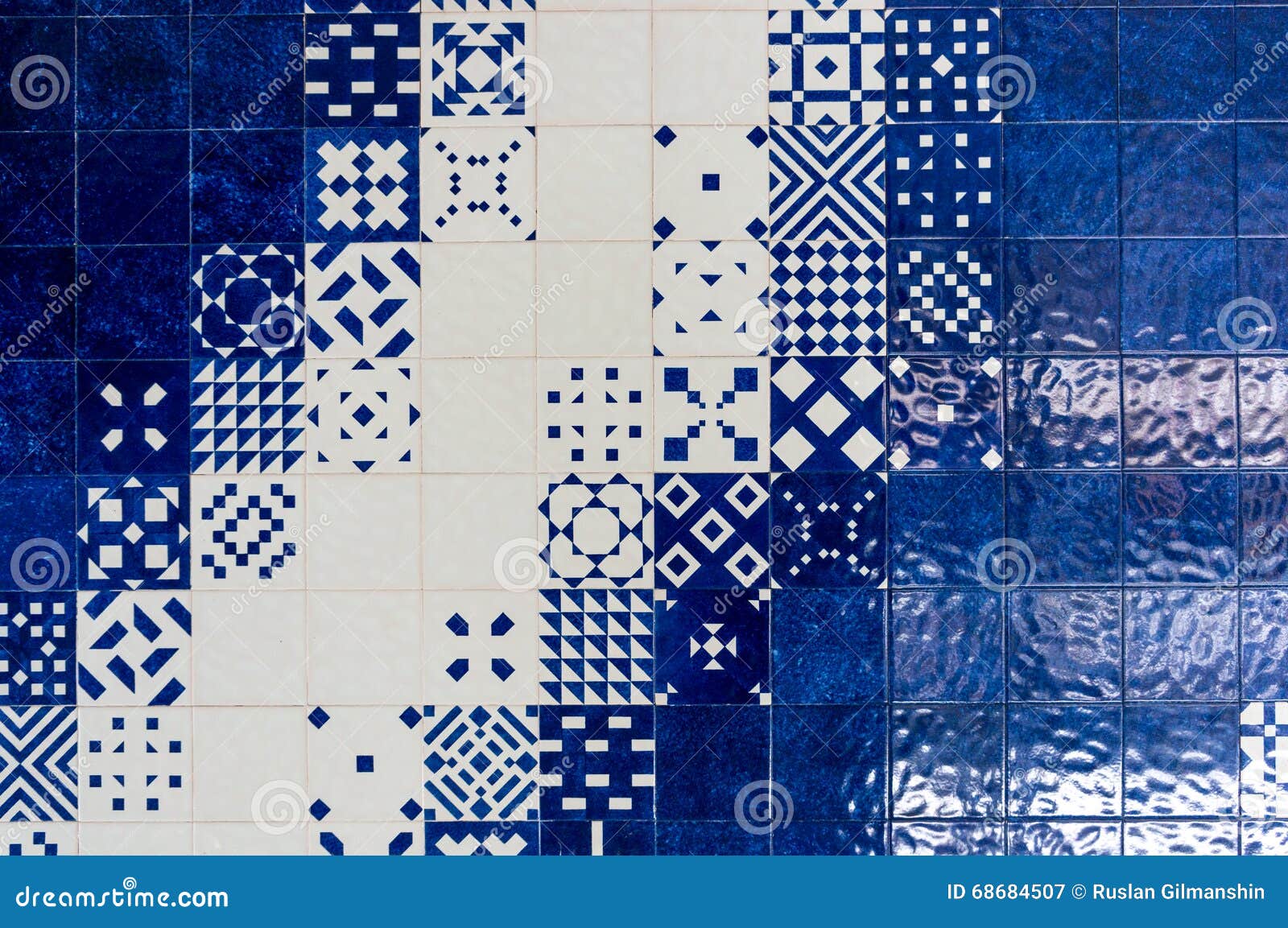 Azulejo Portuguese Ceramic Tiles Background Royalty-Free Stock ...