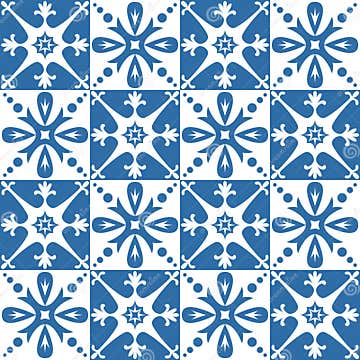 Azulejo Square Ceramic Spanish Tile for Kitchen Backsplash Design Stock ...