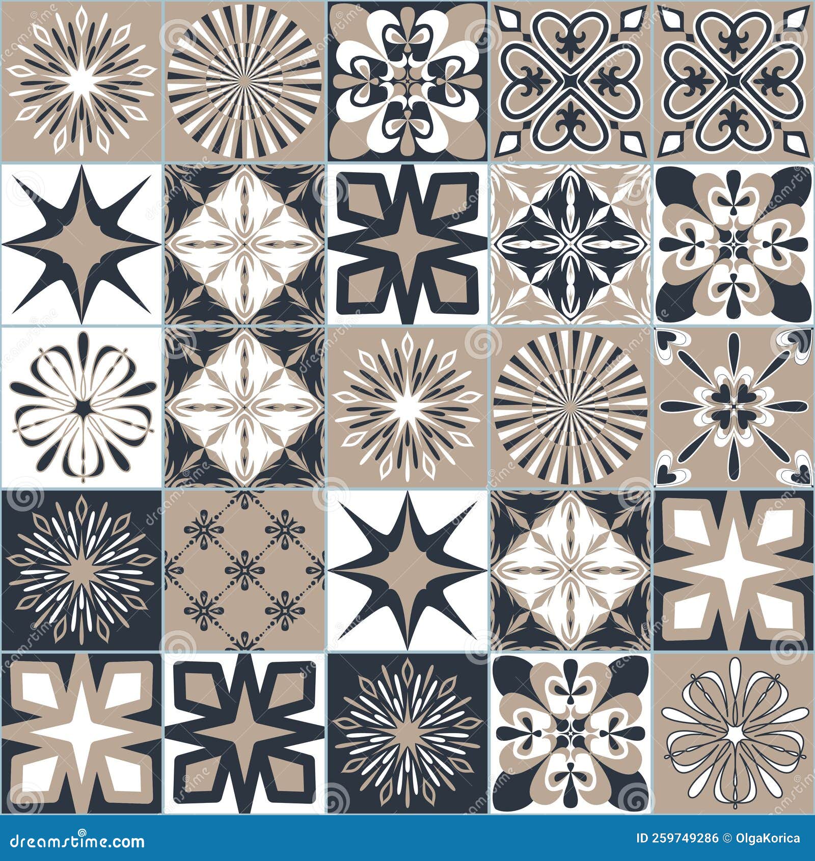 Azulejo Traditional Spanish Pottery, Square Azulejo Tiles for Design ...