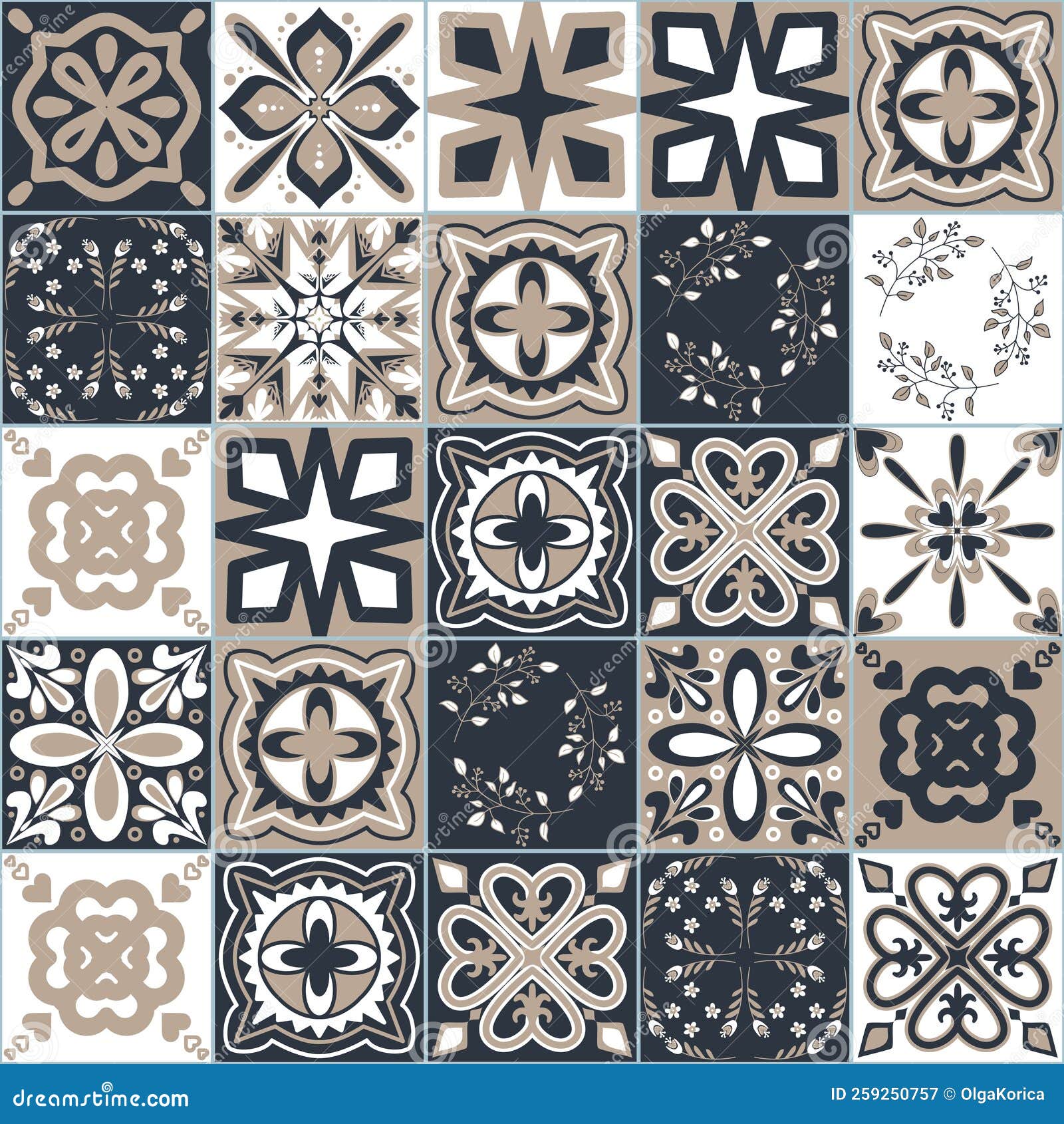 Azulejo Traditional Spanish Pottery, Square Azulejo Tiles for Design ...