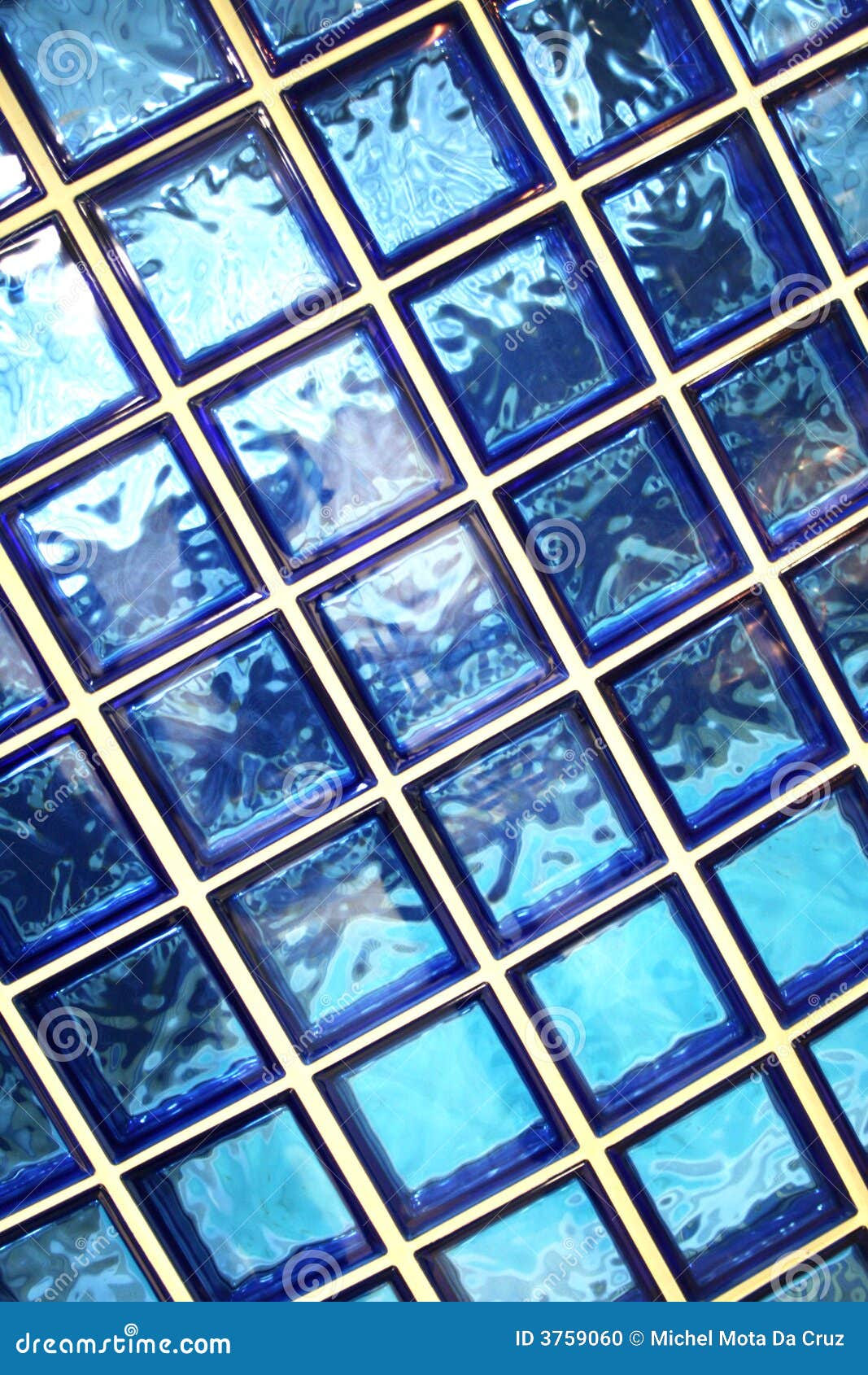 Azulejos Azules Del Cuarto De Baño Foto de archivo - Imagen de ladrillo ...