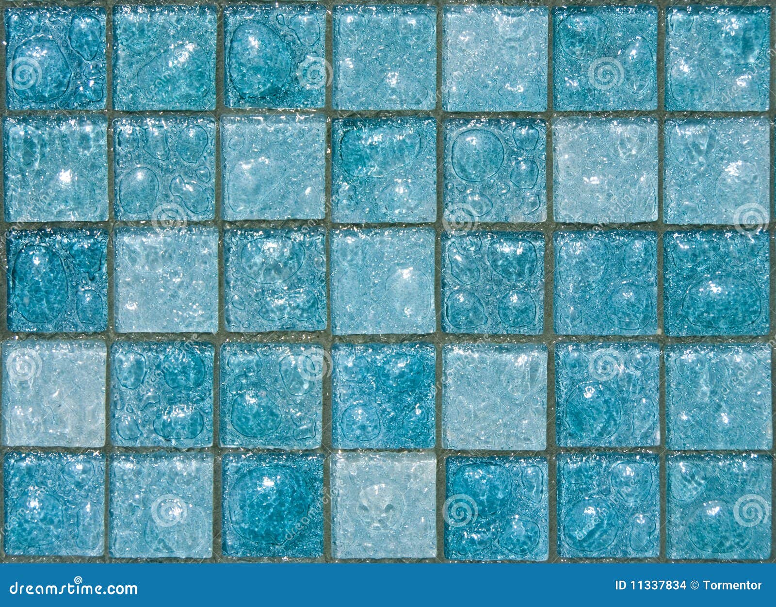 Azulejos de cristal azules foto de archivo. Imagen de piscina - 11337834
