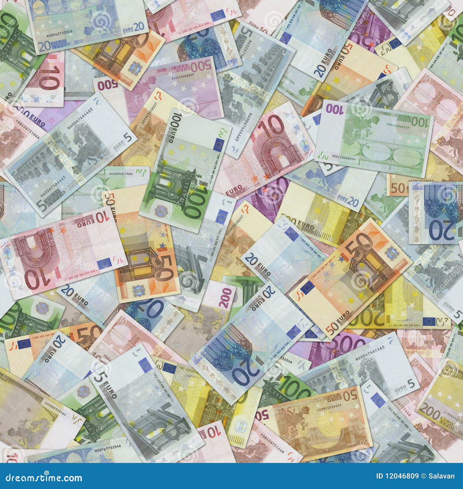 Azulejos De Muchos Los Euros Imagen de archivo - Imagen de tres, lujo ...