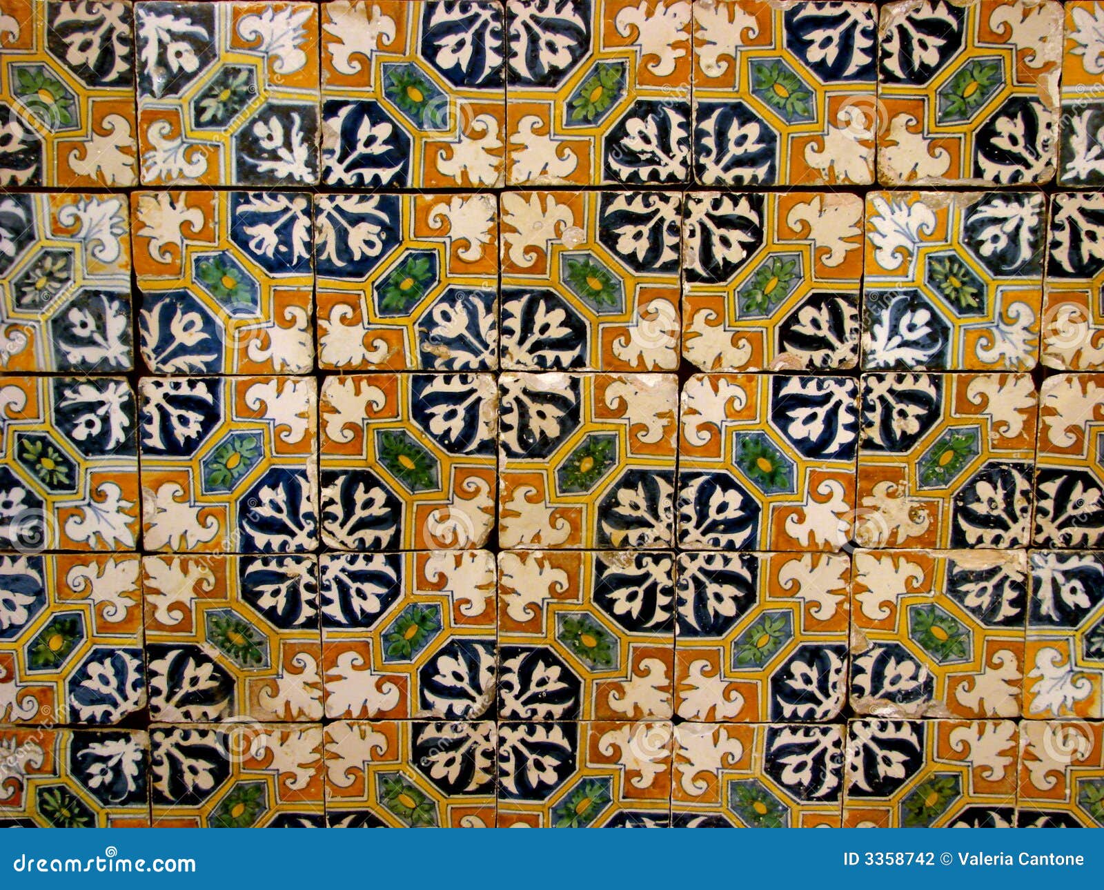 Azulejos - Tiles stock photo. Image of pattern, ceramic - 3358742