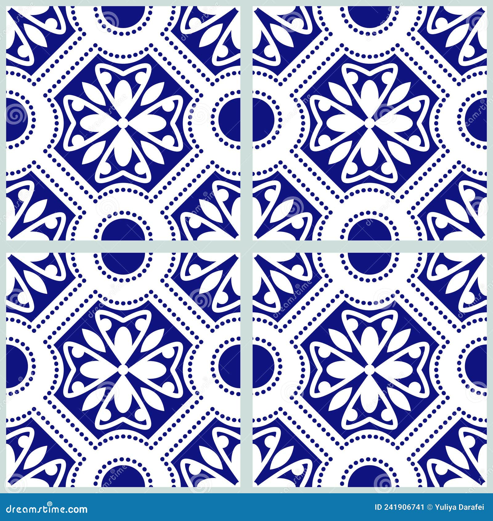 Azulejos stock vector. Illustration of decorative, indoor - 241906741