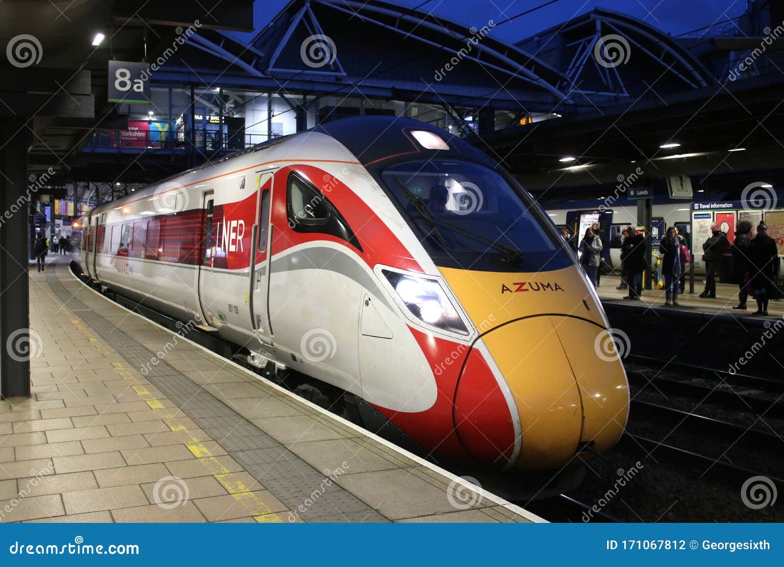 Azuma Class 801 Electric Multiple Unit Train at Leeds Editorial ...