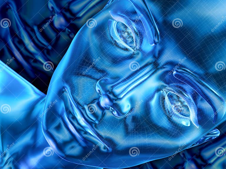 Azur illustration stock. Illustration du automatisé, verticale - 244912