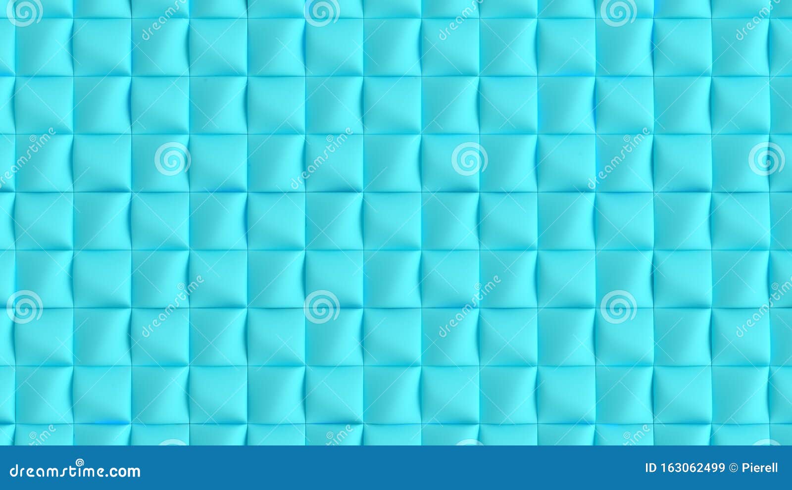 Azure Background with Cubes. 3d Illustration, 3d Rendering Stock ...