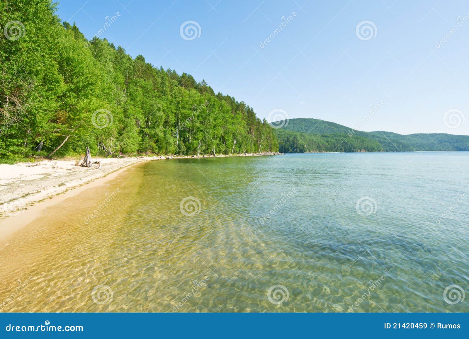 Azure bay in Baikal stock image. Image of azure, background - 21420459