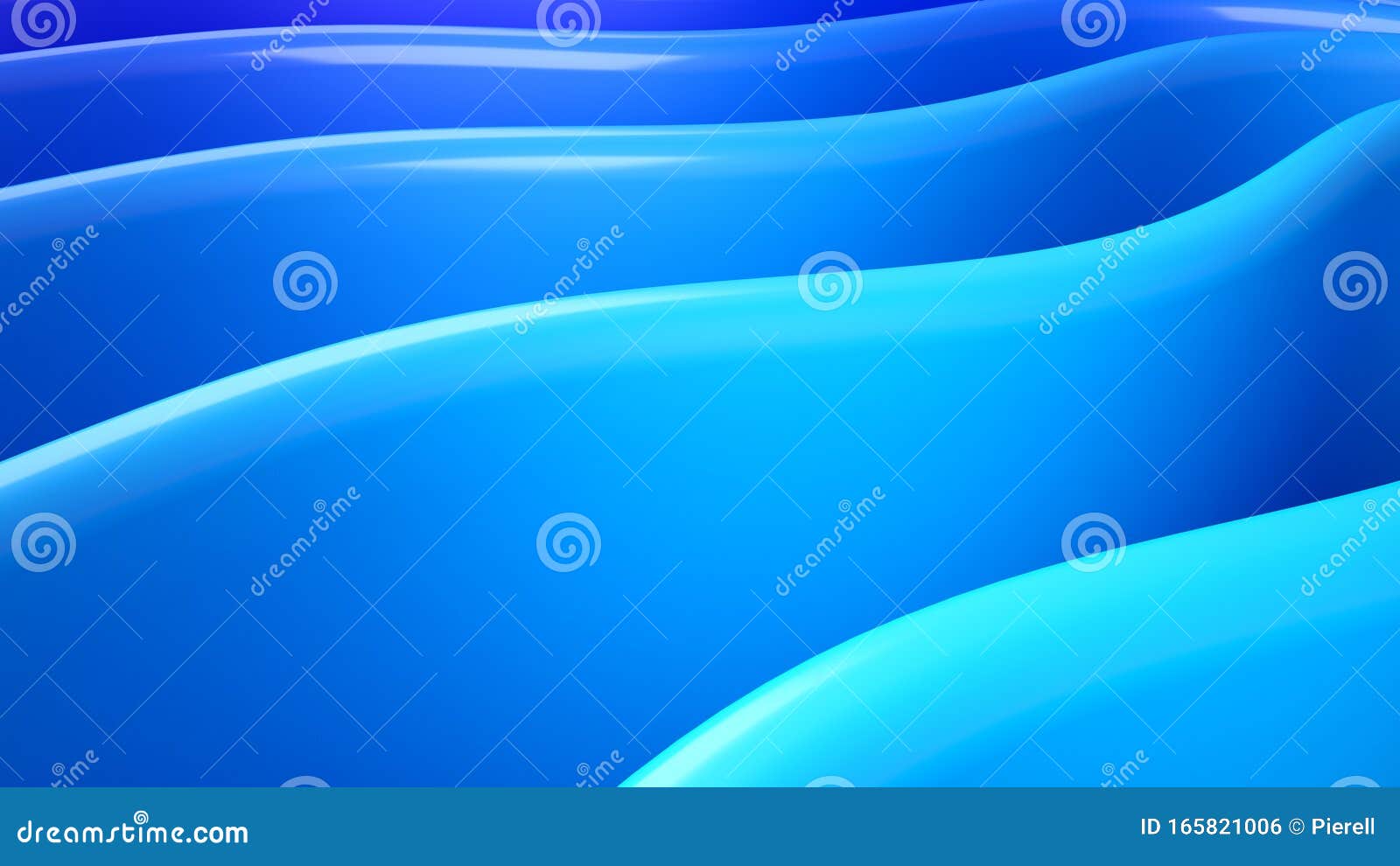 Azure, Blue Background. 3d Image, 3d Rendering Stock Illustration ...
