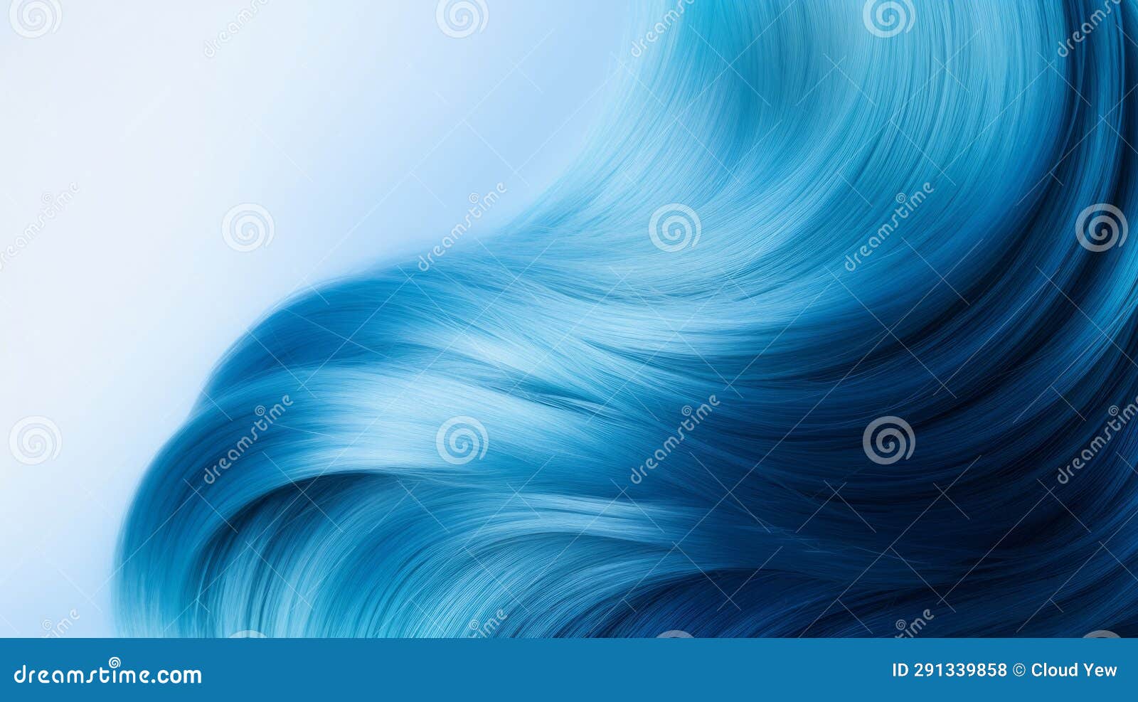 Azure Blue Gradient, Seamless Captivating Blend Stock Illustration ...