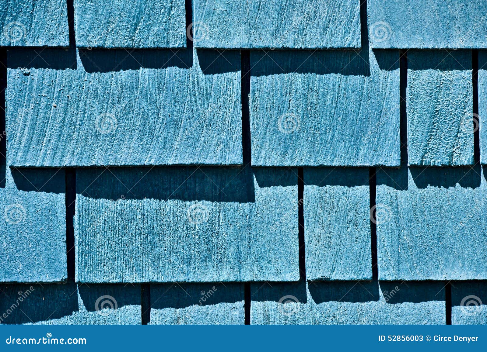 Azure Blue Shingles stock image. Image of background - 52856003